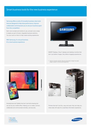 Samsung Business Experience brochure | PDF