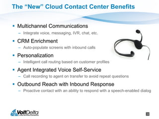 The New Cloud Contact Center | PDF