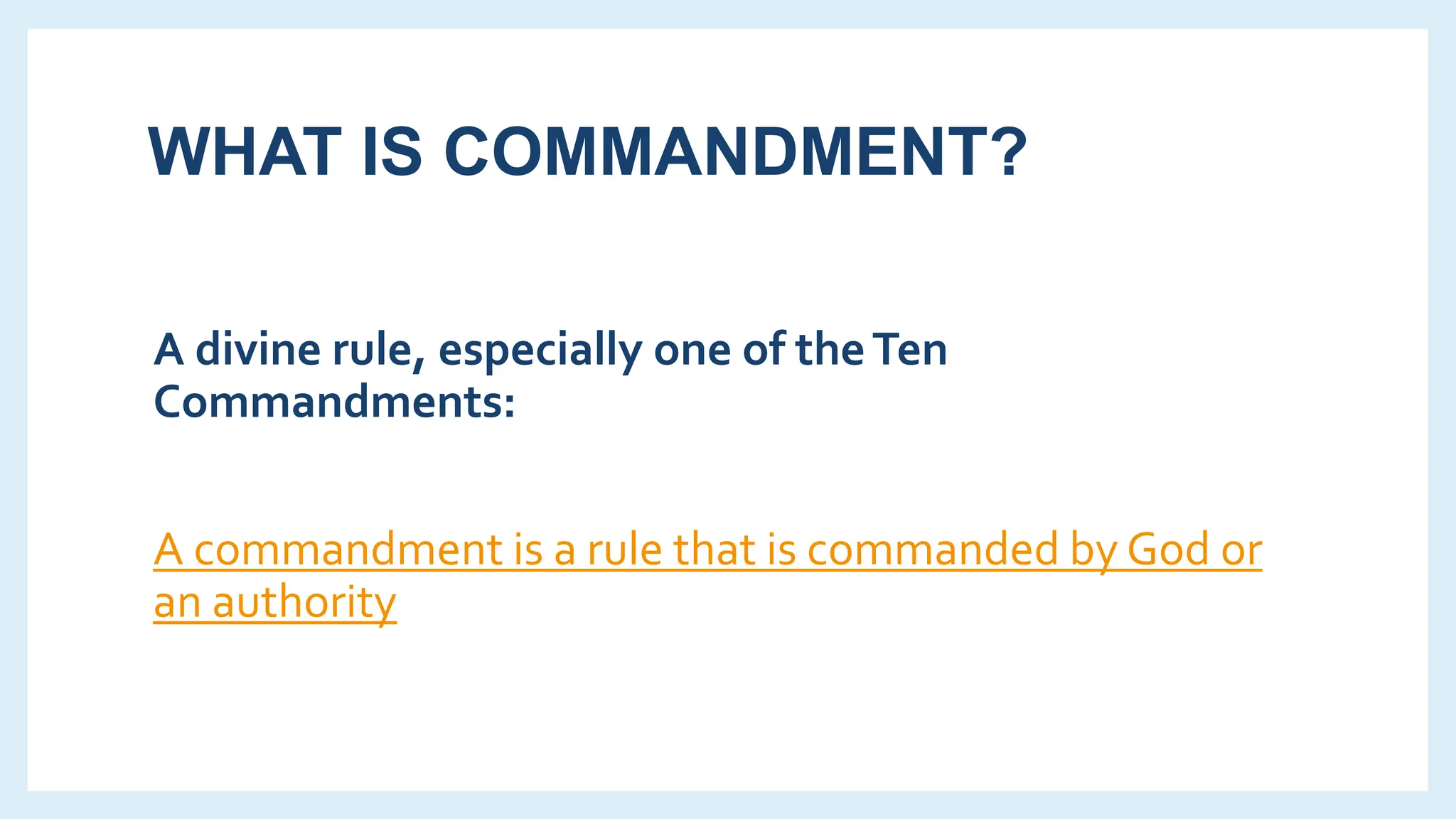 THE NEW COMMANDMENT/SUNDAY SCHOOL LESSON.pptx