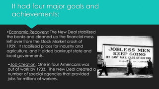 The new deal summarized | PPT