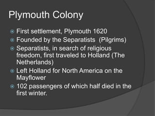 The new england colonies | PPTX