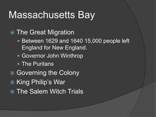 The new england colonies | PPTX