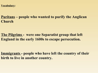 The New England Colonies Pilgrims And Puritans | PPT