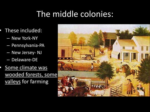 The new england, middle, and southern colonies 3.2 8th grade Ms Vanko ...