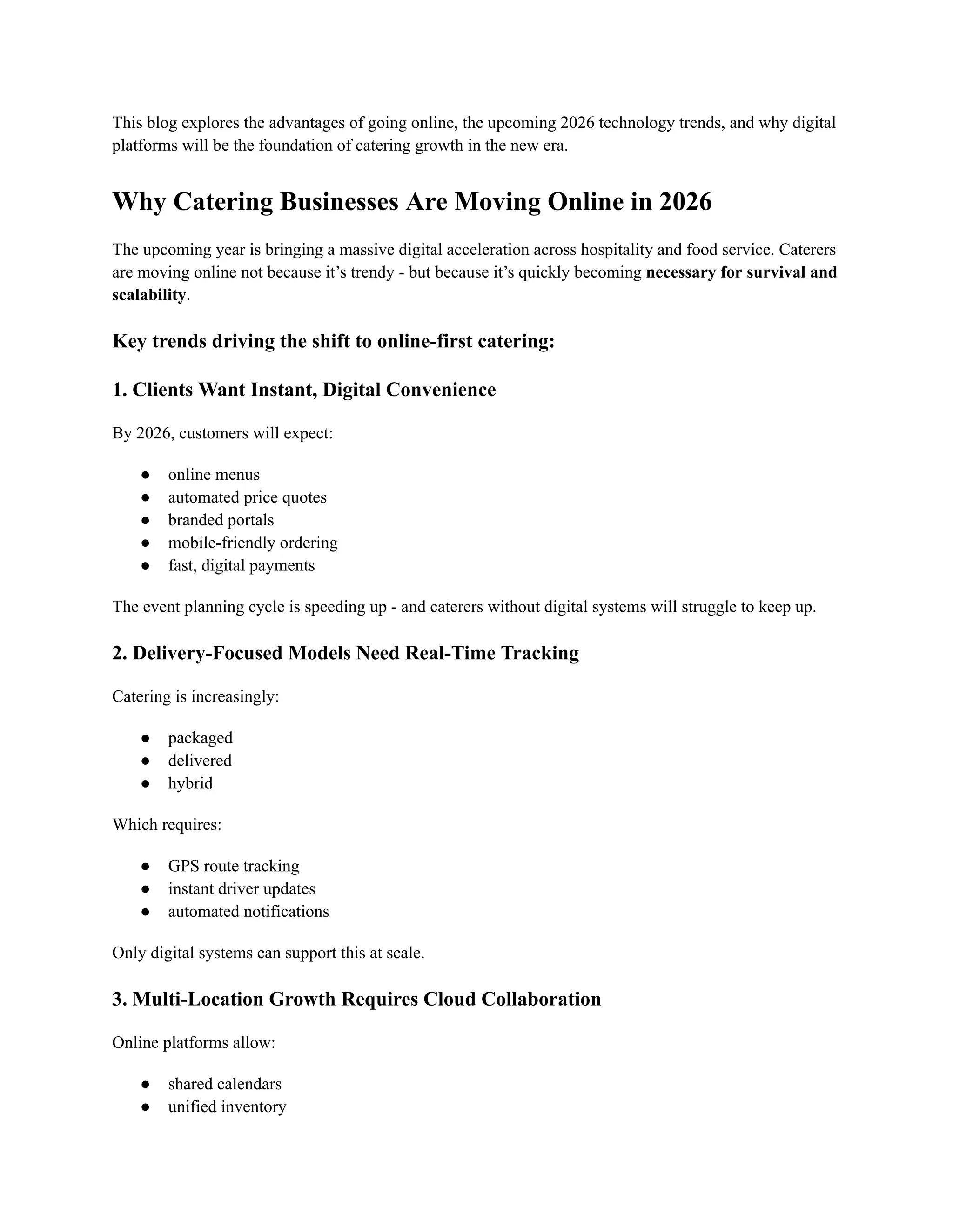 The New Era of Catering Software - Why Going Online Means More Growth ...