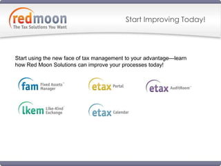 The New Face of Tax Data Management | PPT