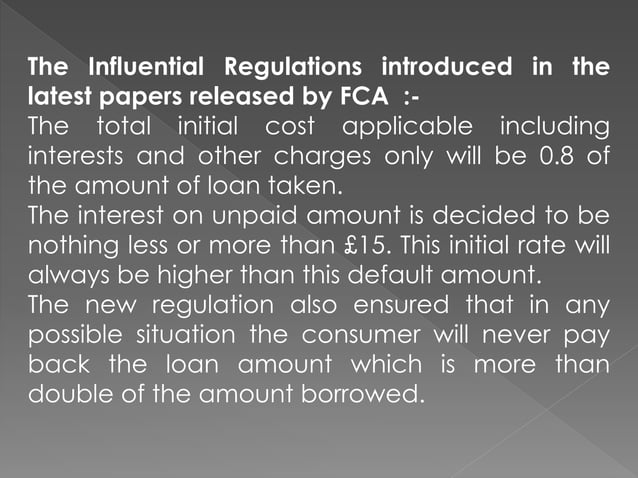 The new fca regulations and their impact | PPTX