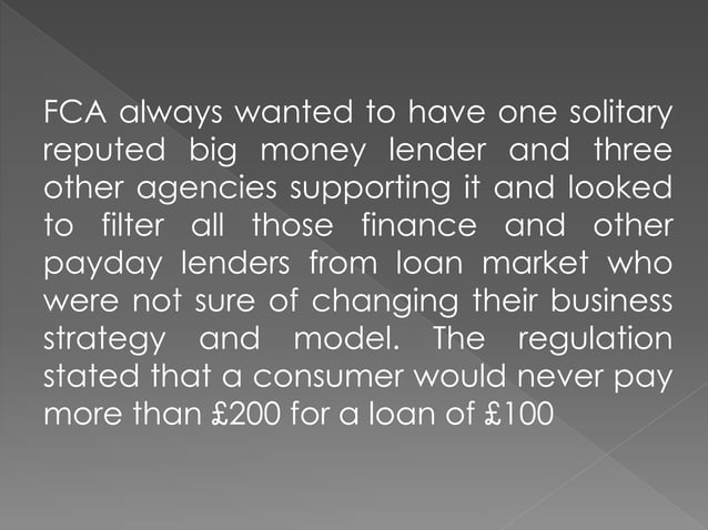 The new fca regulations and their impact | PPT