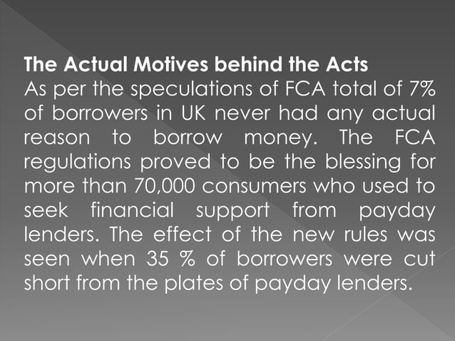 The new fca regulations and their impact | PPT