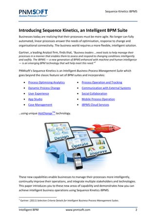 The New Frontier For Business Agility Intelligent Bpm | PDF