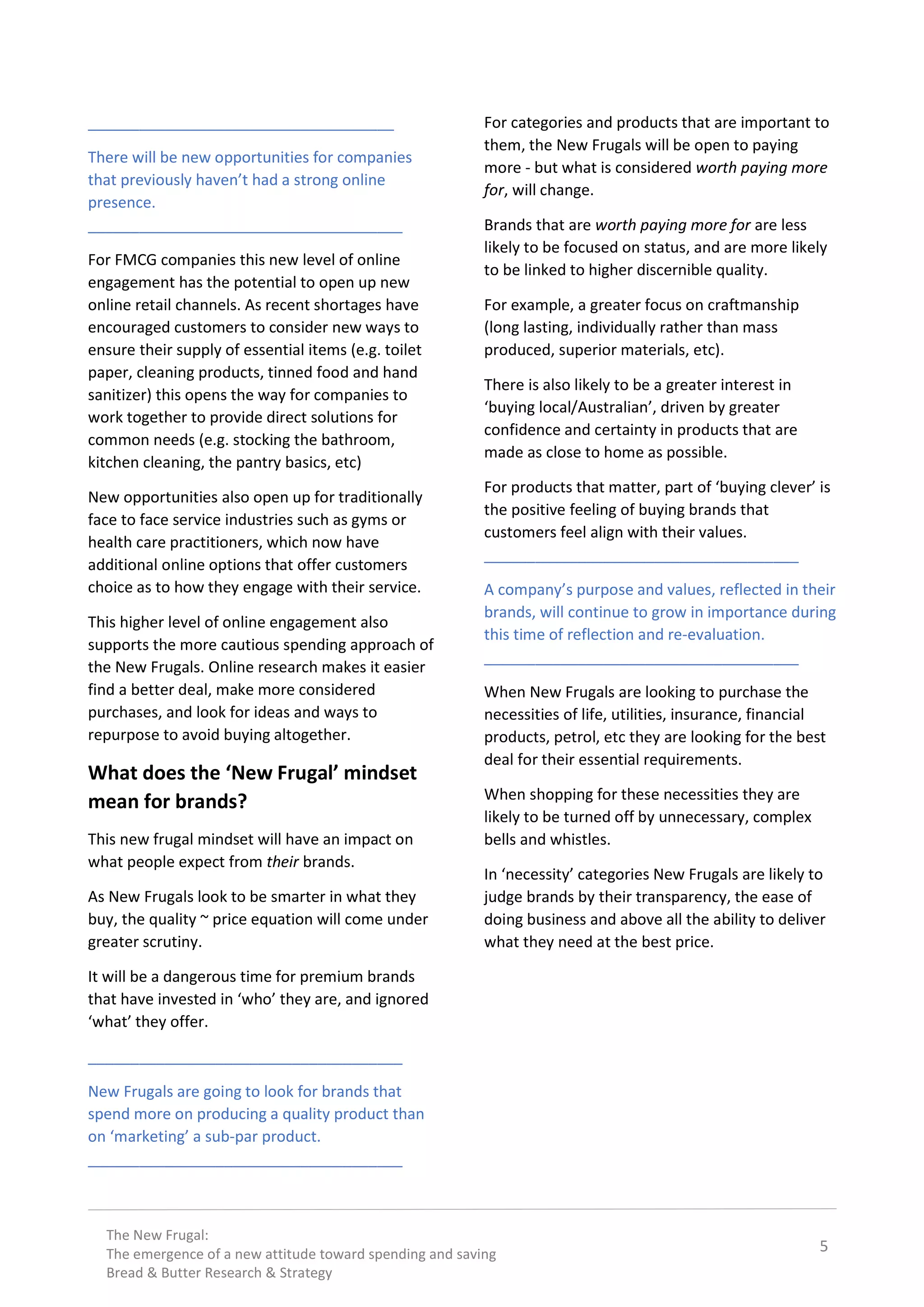 The New Frugal | PDF