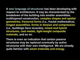 The New Geometry of Building Structures, Wolfgang Schueller | PPT