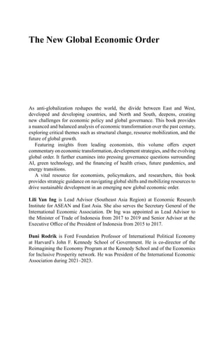 Navigating the New Global Economic Order: Challenges and Strategies for ...