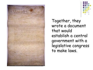 The new government of the united states of | PPT