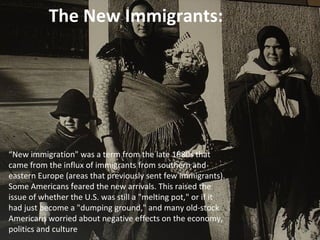 The new immigrants | PPT