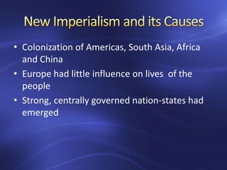 The new imperialism notes | PPTX