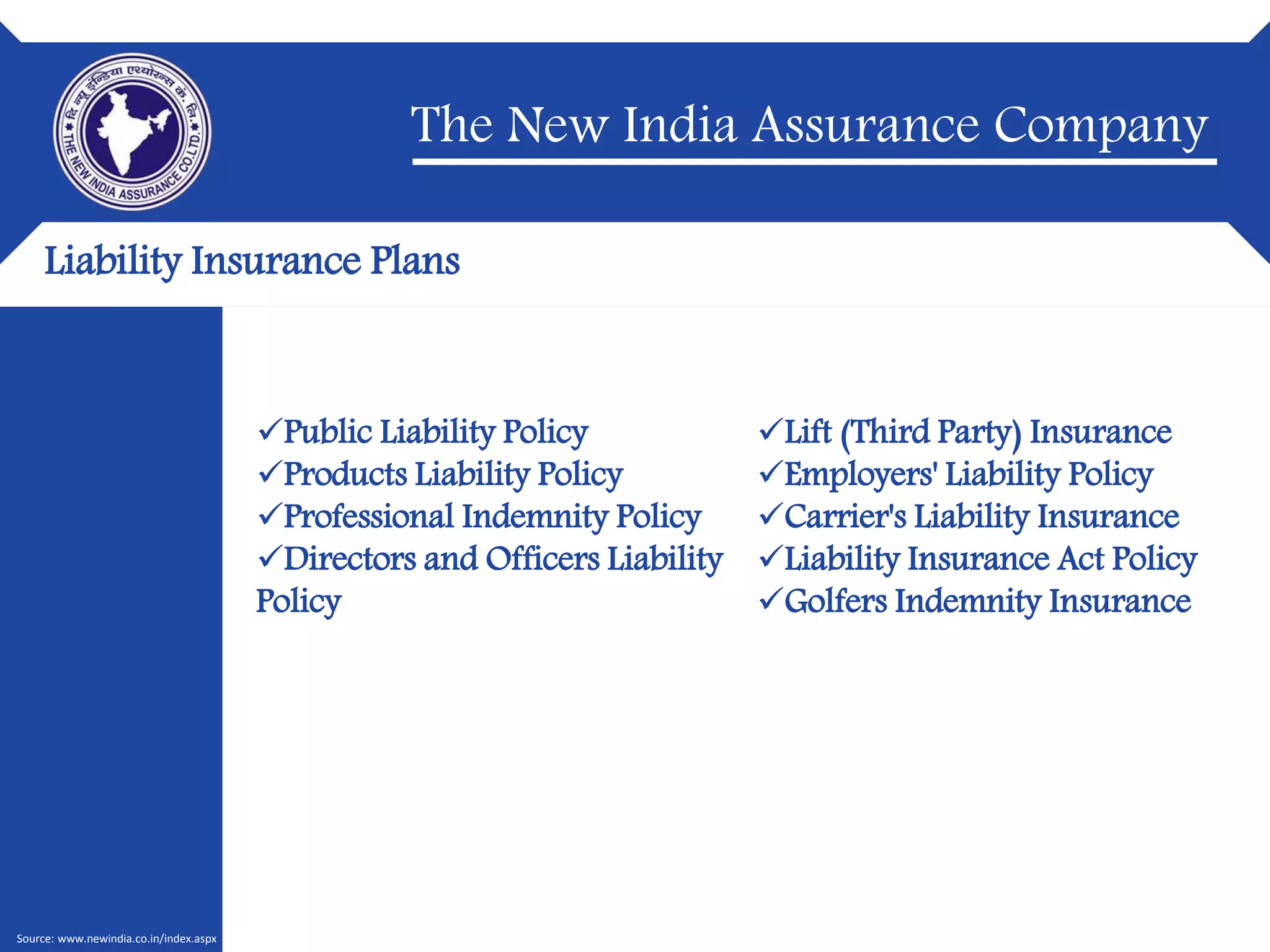 The New India Insurance Company | PPTX