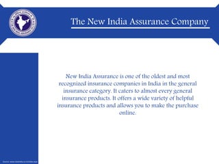 The New India Insurance Company | PPTX