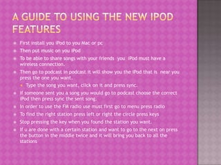 The New Ipod | PPTX