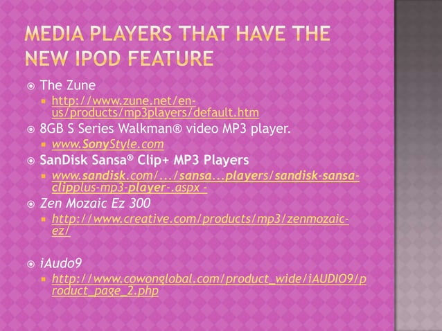 The New Ipod | PPT