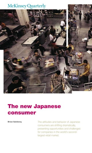 The New Japanese Consumers | PDF | Retail Industry | Industries