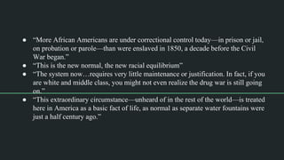 The New Jim Crow | PPTX