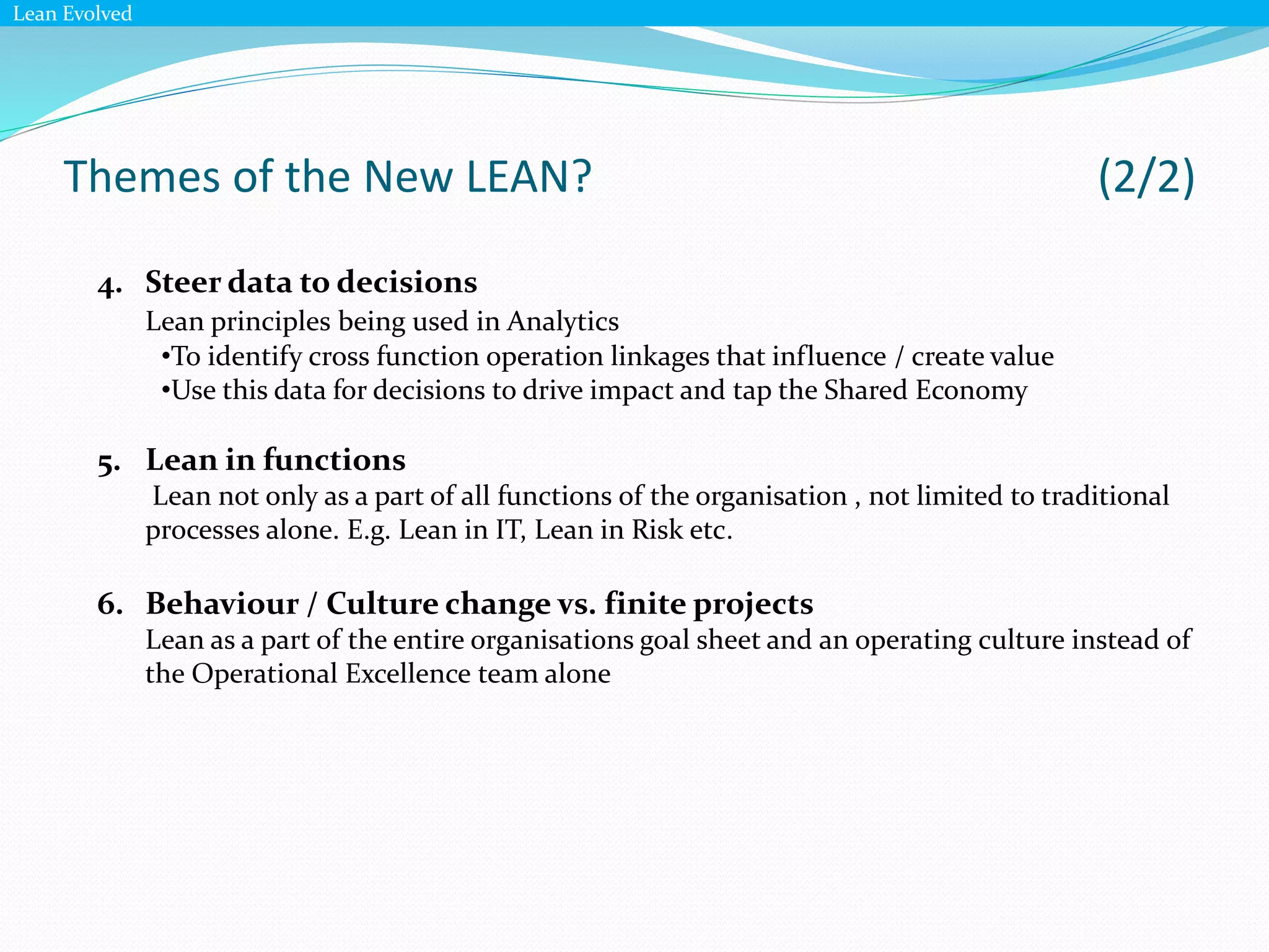 The new lean | PPT