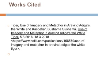 The New literature, white Tiger by Arvind Adiga | PPTX
