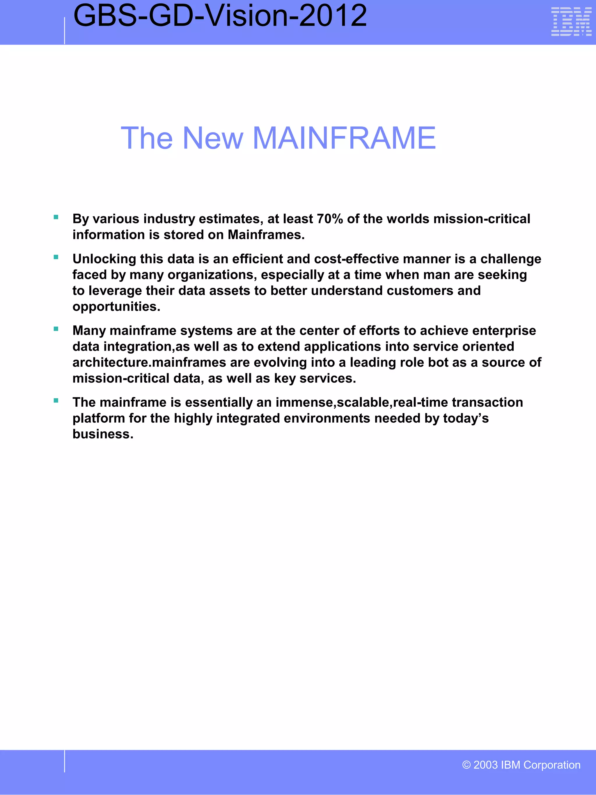 The new mainframe | PPT