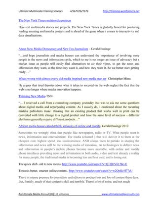 The New Media Thinking | PDF