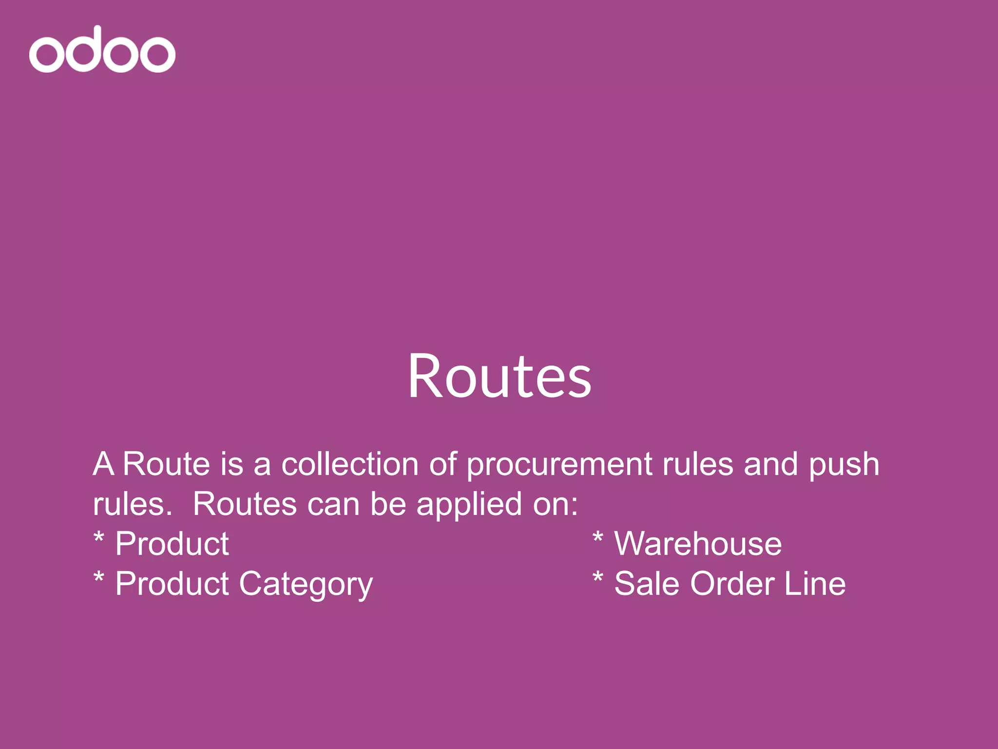 The new Odoo warehouse management system | PDF