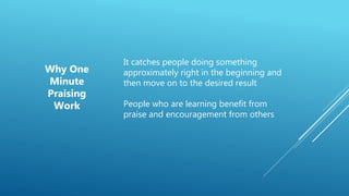 The new one minute manager | PPTX