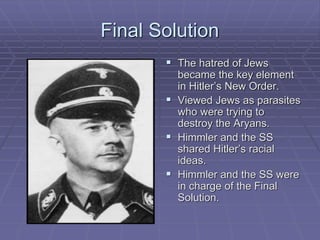 The new order and the holocaust | PPTX