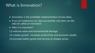 The new patterns of innovation | PPT