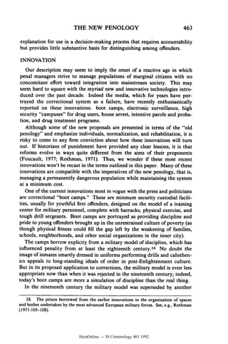 The new penology notes on the emerging strategy of corrections a | PDF