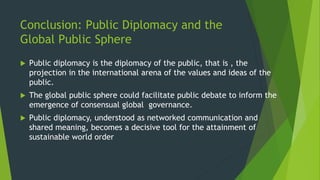 The New Public Sphere: Global Civil Society, Communication networks and ...