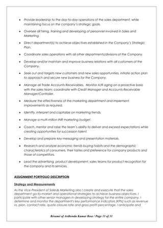 The new resume of ardhendu kumar bose new | DOC