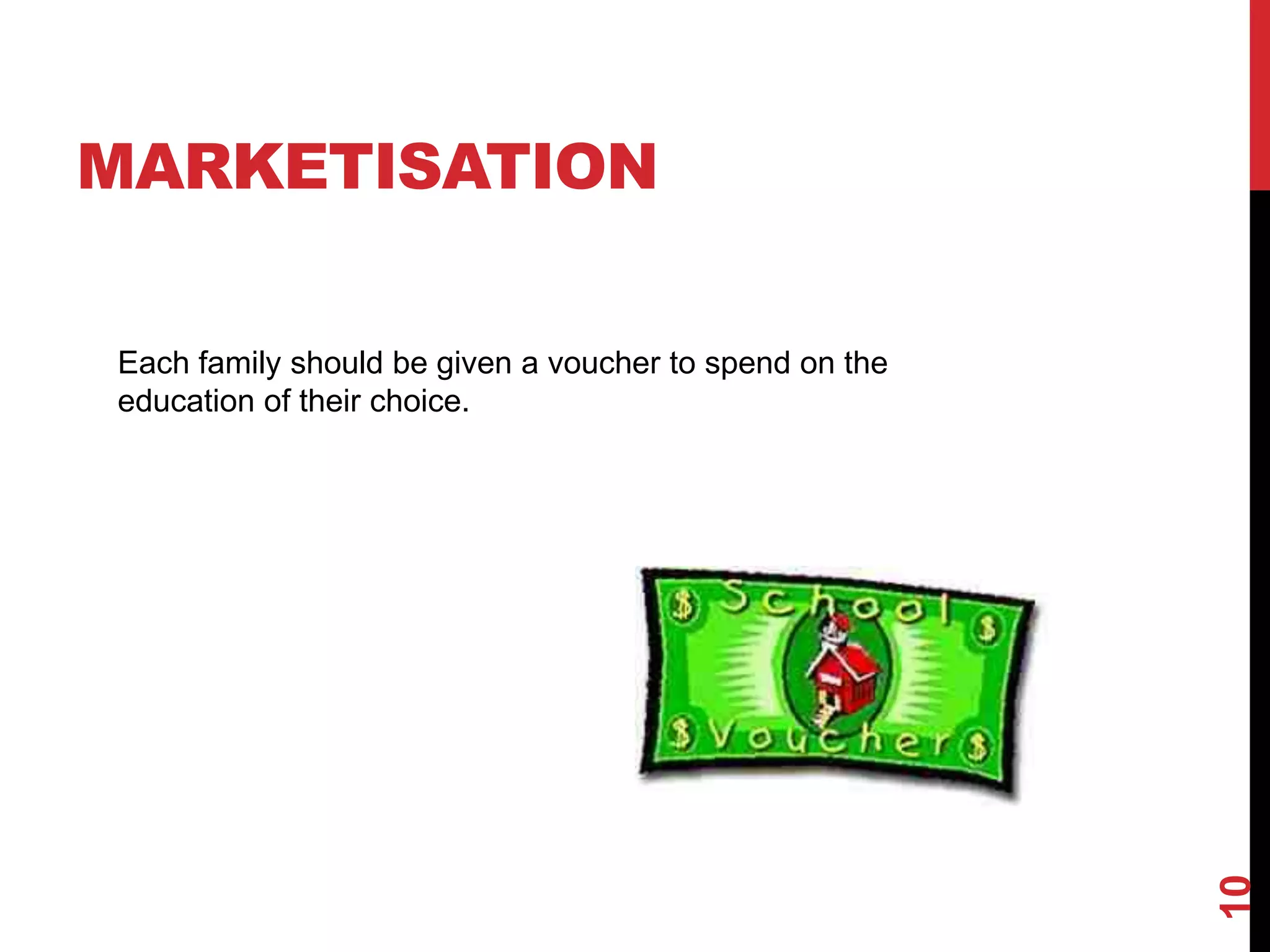The new right marketisation | PPTX