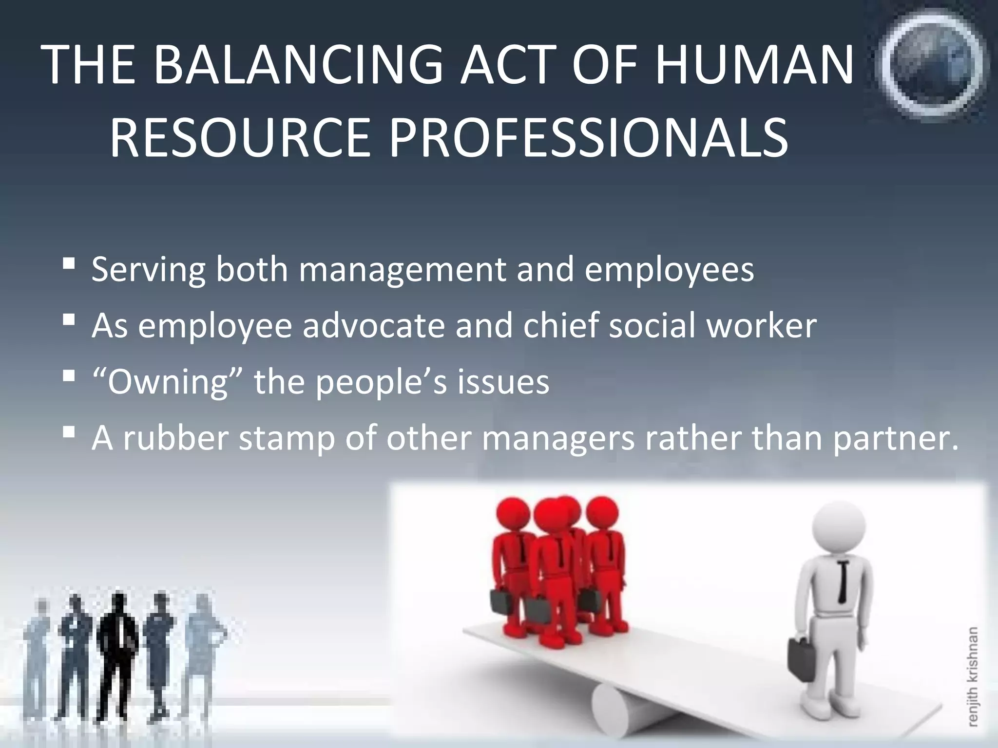 The new role of human resourses (2) | PPT | Free Download