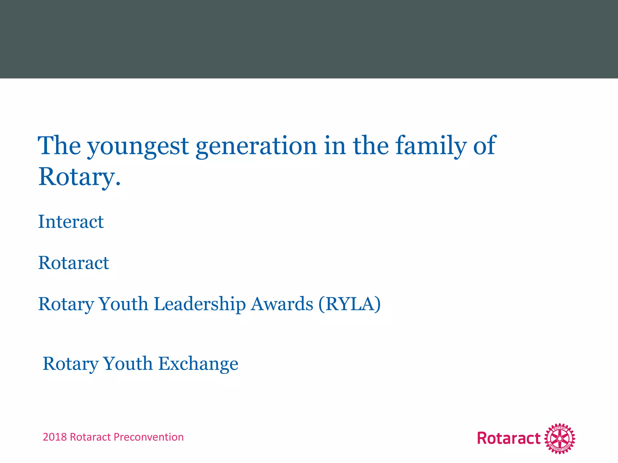 The New Rotaract Club | PPTX