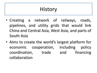The New Silk Road | PPTX