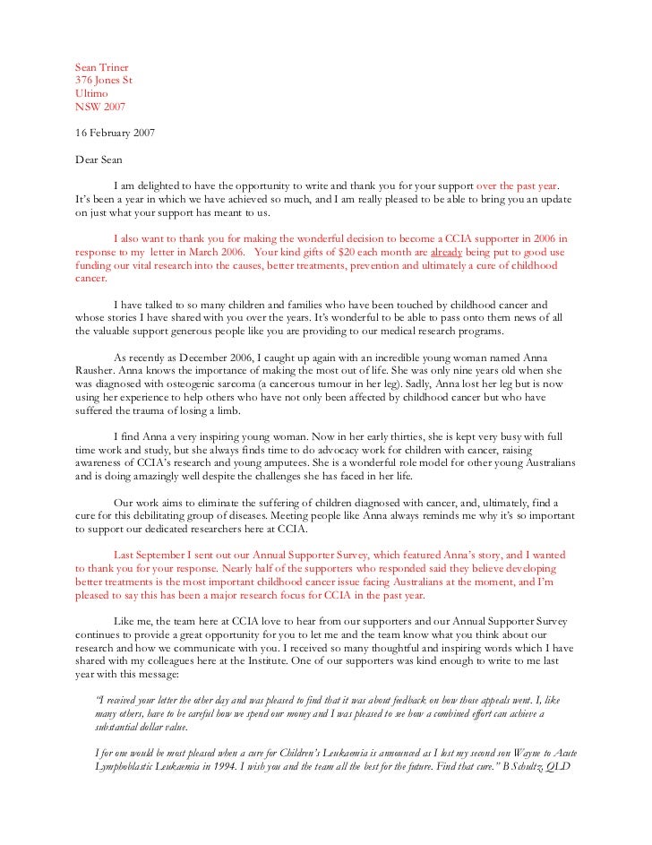 The Newsletter Is Dead Donor Care Letter Ccia Ca1470 Donor Care Lette…