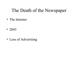 The Newspaper | PPT