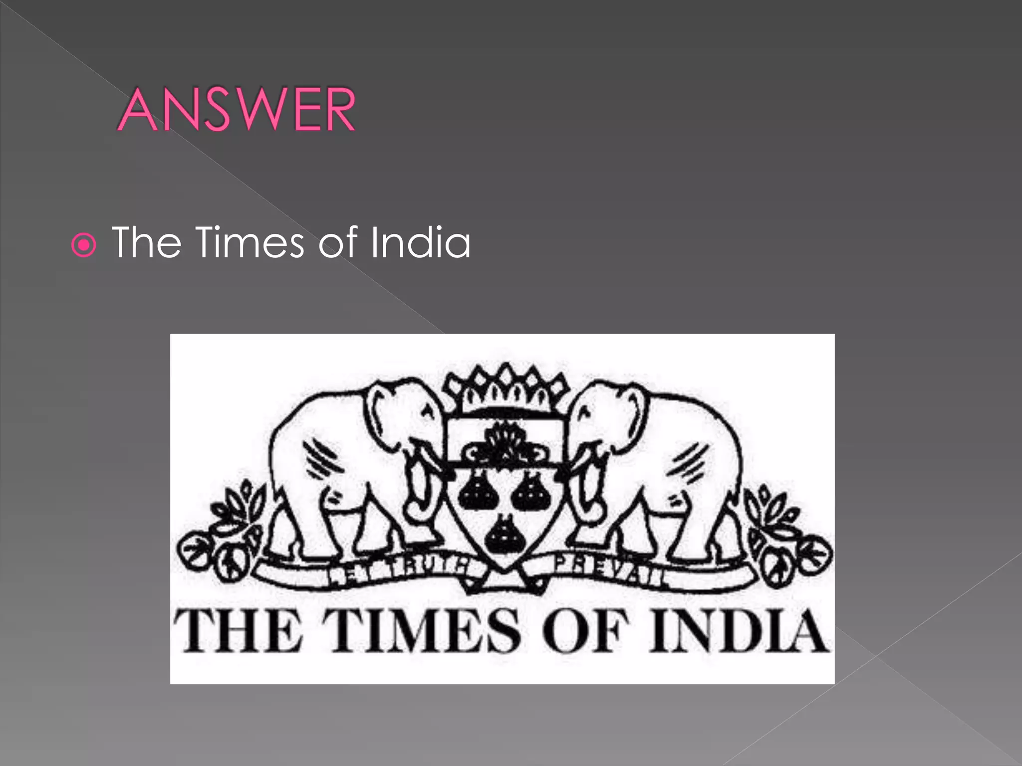 THE NEWSPAPER QUIZ ! | PPT