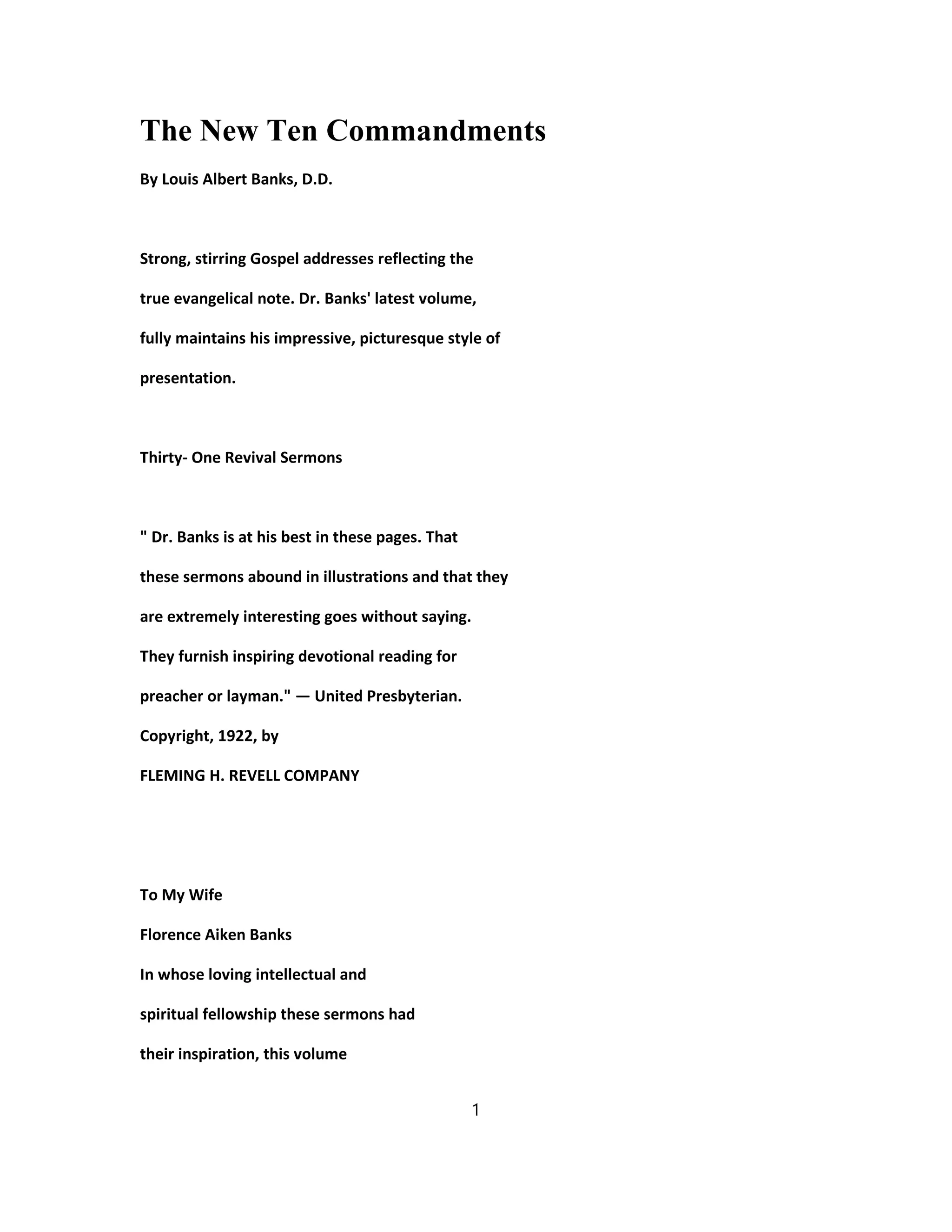 Christ's New Ten Commandments Bring God Closer to Life | PDF