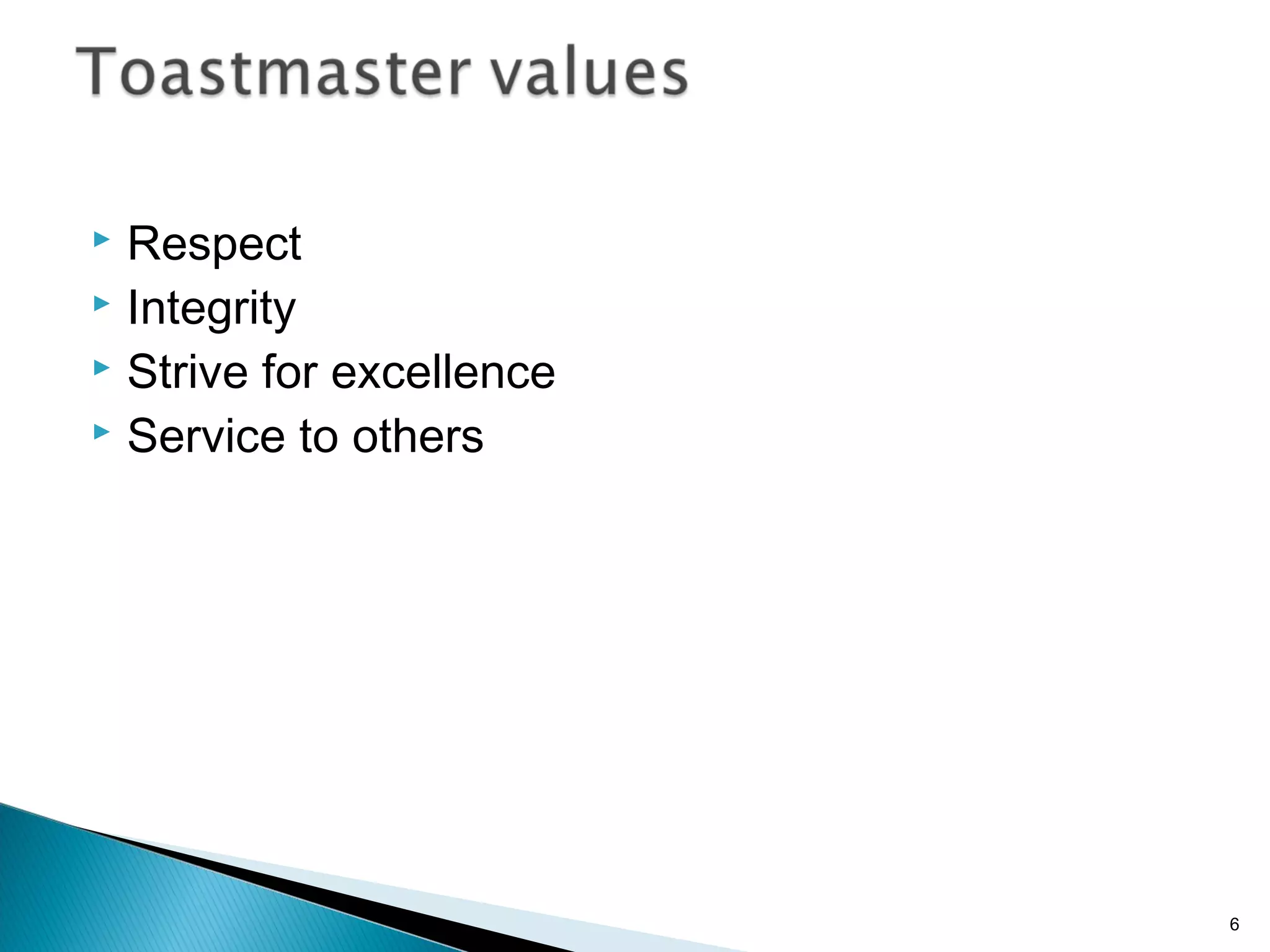 The new toastmaster orientation in powerpoint 97 2003 | PPT