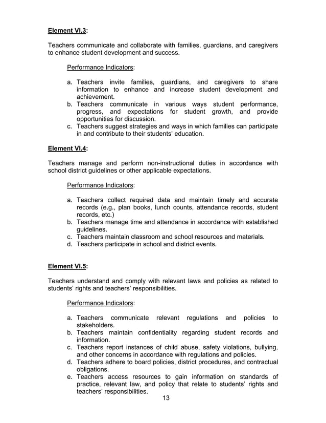 The new york teaching standards | PDF | Professional School | Postgraduate Education