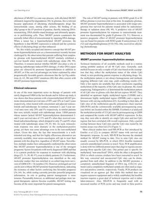 The next generation of glioma biomarkers: MGMT methylation, BRAF fusions and IDH1 mutations. | PDF