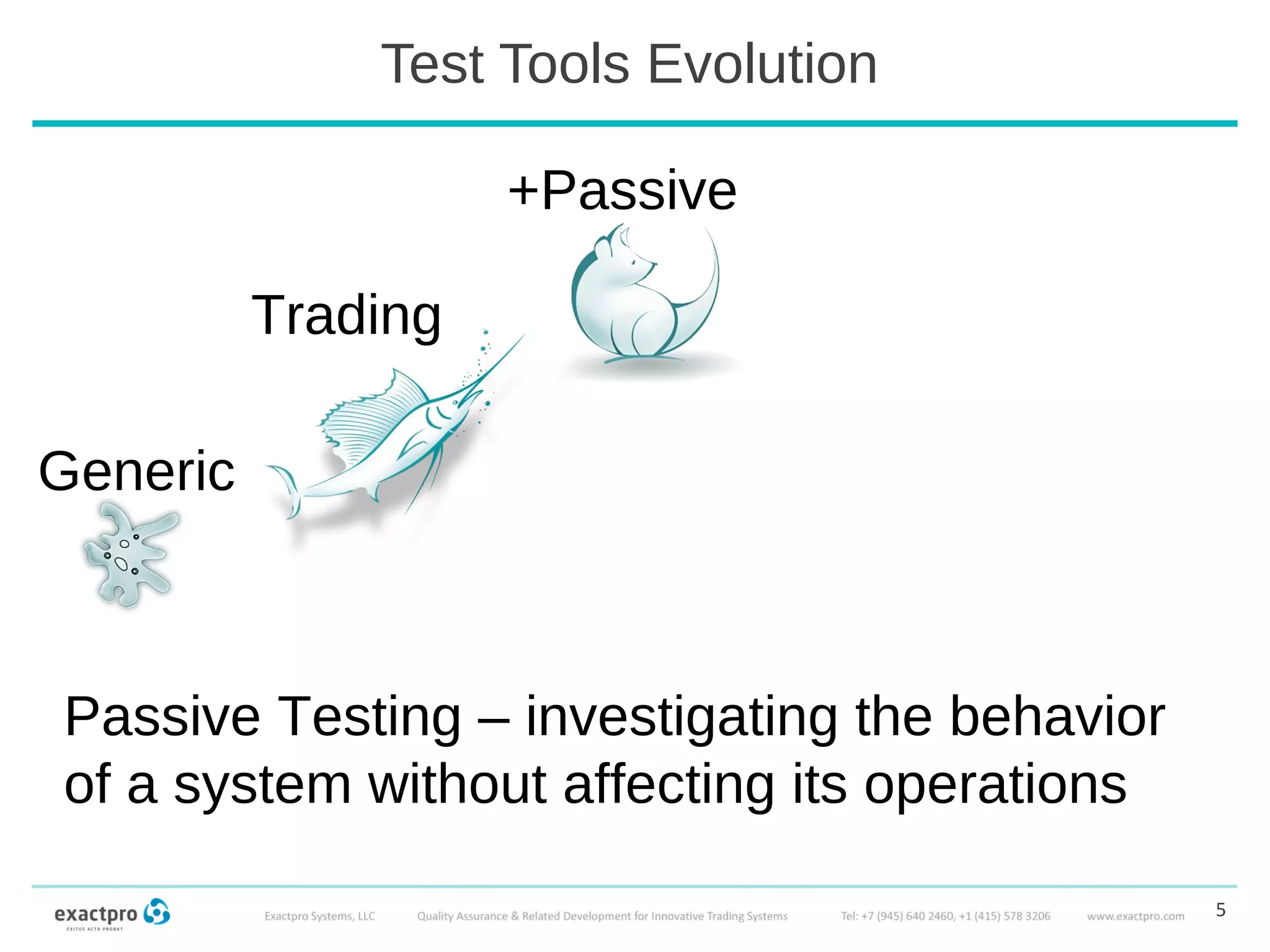 The next generation of testing tools for exchanges | PPT