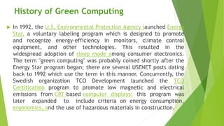 The next hope of future is a green computing | PPTX